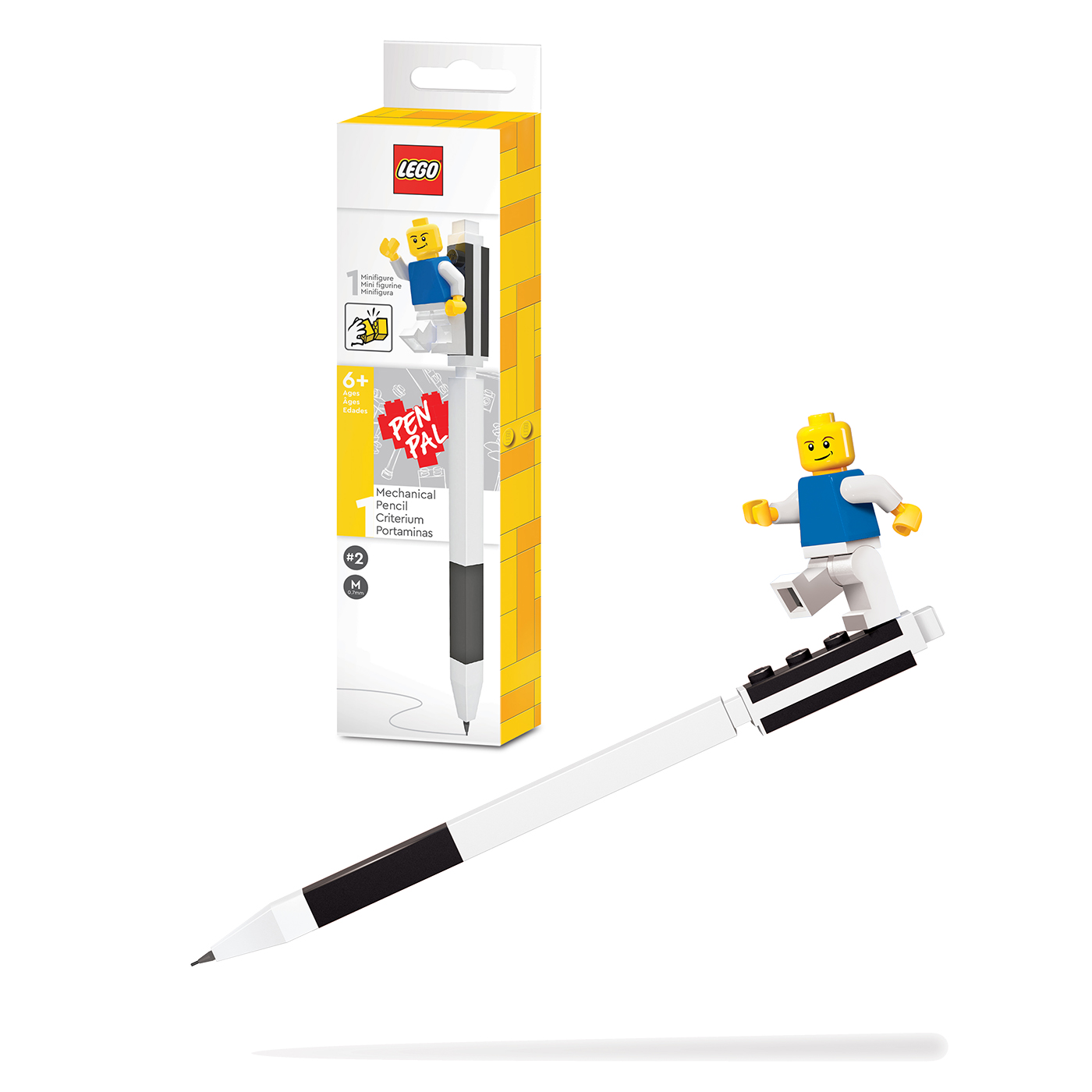 LEGO Iconic Writing Instrument – Mechanical Pencil with Minifigure ...