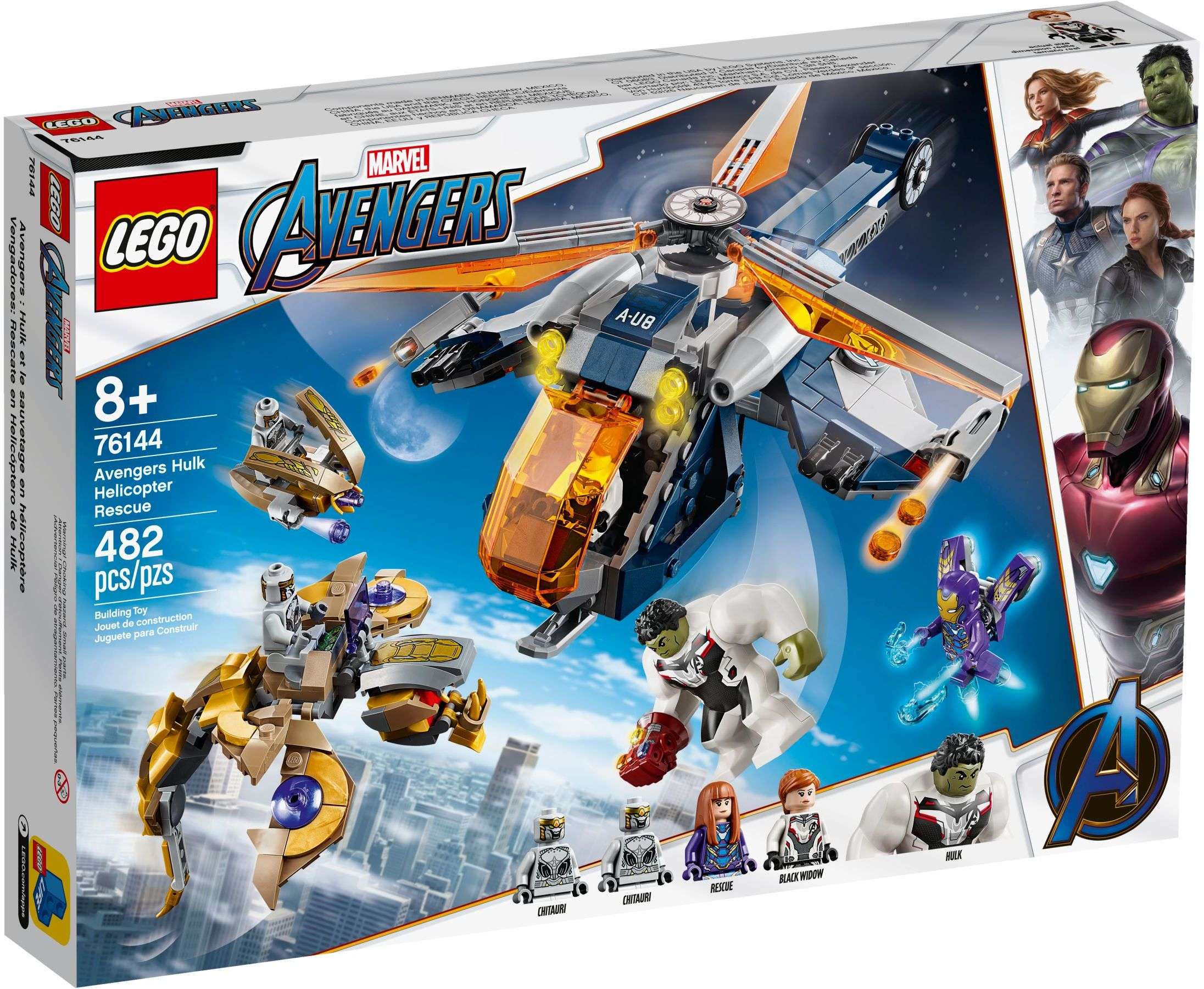 Avengers Hulk Helicopter Rescue LEGO Set, Deals & Reviews