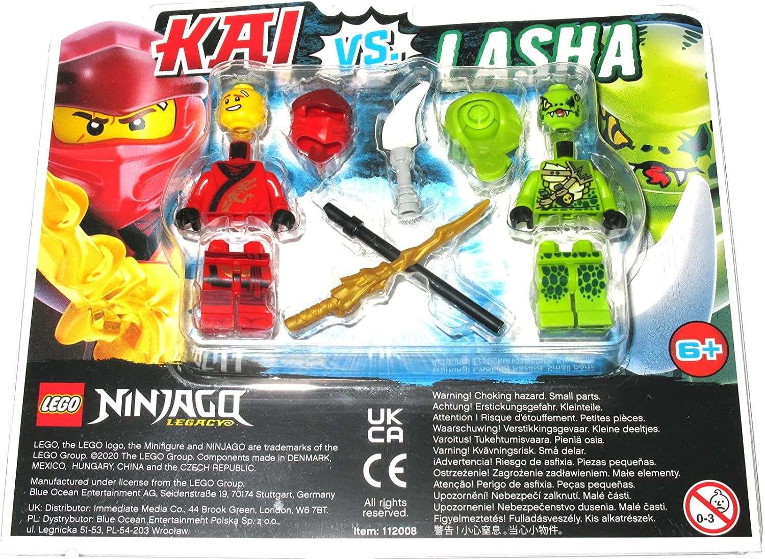 LEGO Ninjago Kai vs Lasha Minifigure Blister Pack Set 112008 - Brick Deals