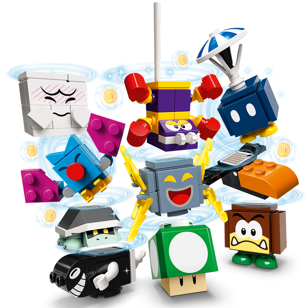 Complete Collection of 10 Super Mario Character Packs LEGO Minifigures ...