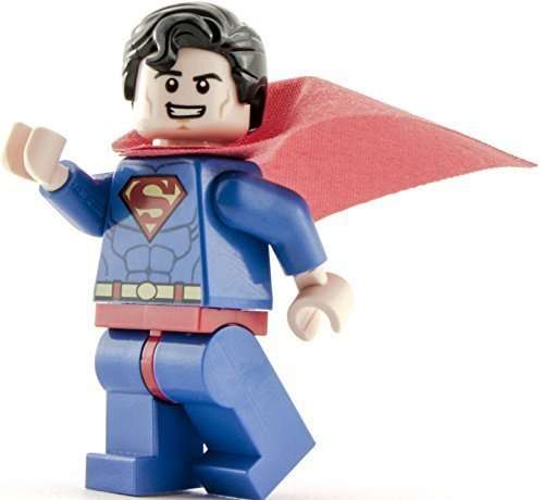 LEGO DC Super Heroes Smiling SUPERMAN Minifigure from 10724 - Brick Deals