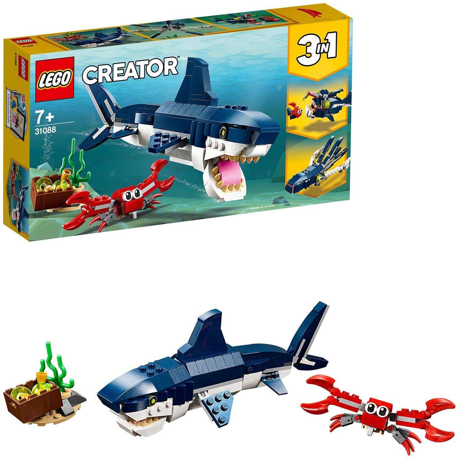LEGO Creator 3in1 Deep Sea Creatures Set 31088 - Brick Deals