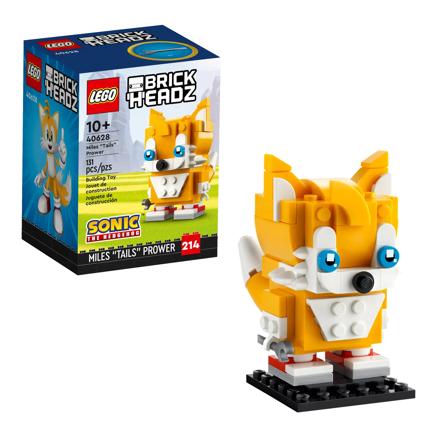 LEGO Brickheadz Sonic the Hedgehog Miles Tails Prower Set 40628 - Brick ...