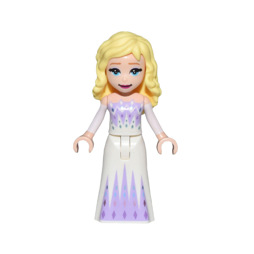 LEGO Disney Princesses Princess Elsa Lavendar and White Dress Mini-Doll ...
