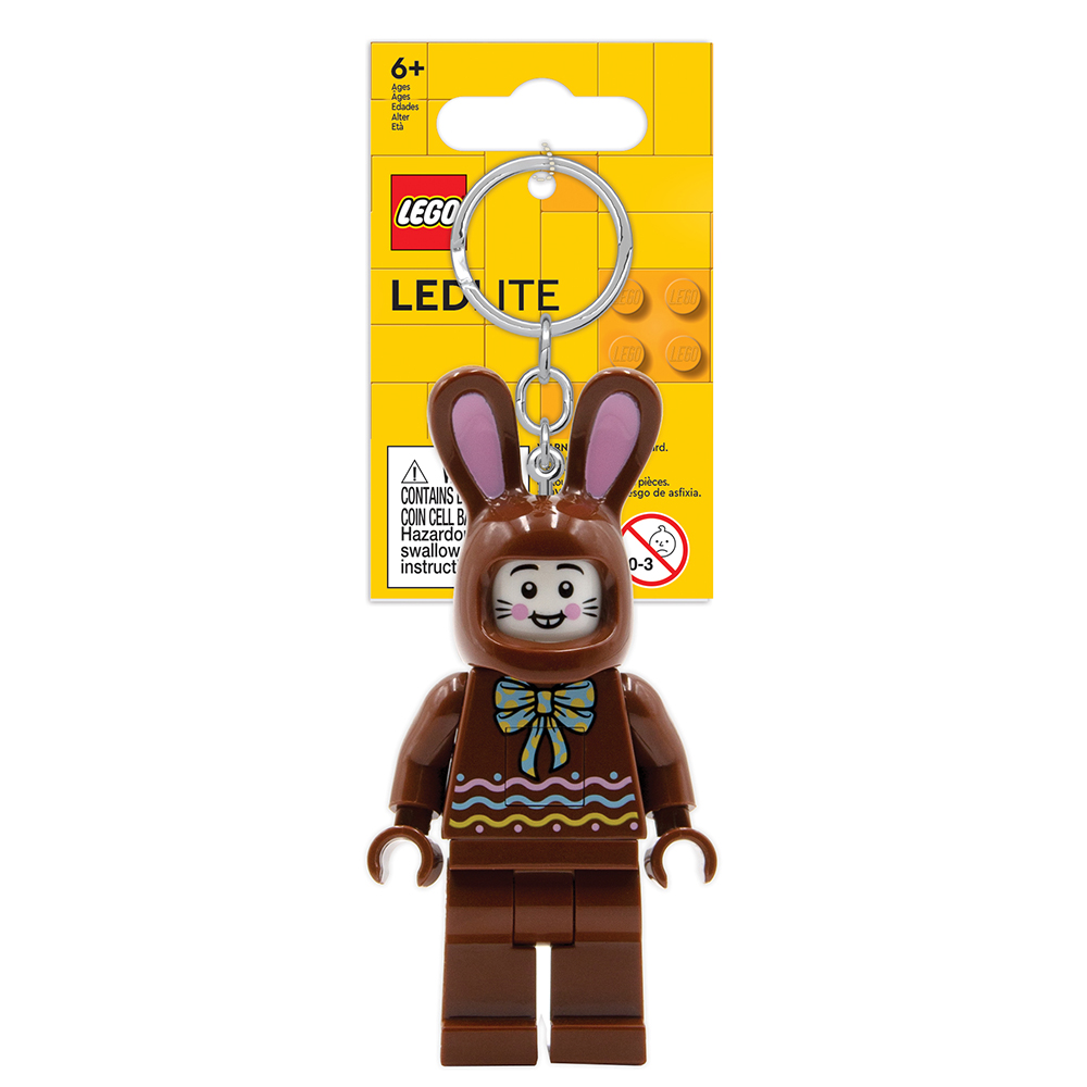 LEGO Easter Chocolate Bunny Minifigure Iconic Key Light – Brown ...