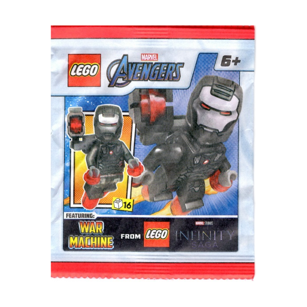 Paket Paket Minifigur Kertas Foil LEGO Marvel Super Heroes War Machine ...