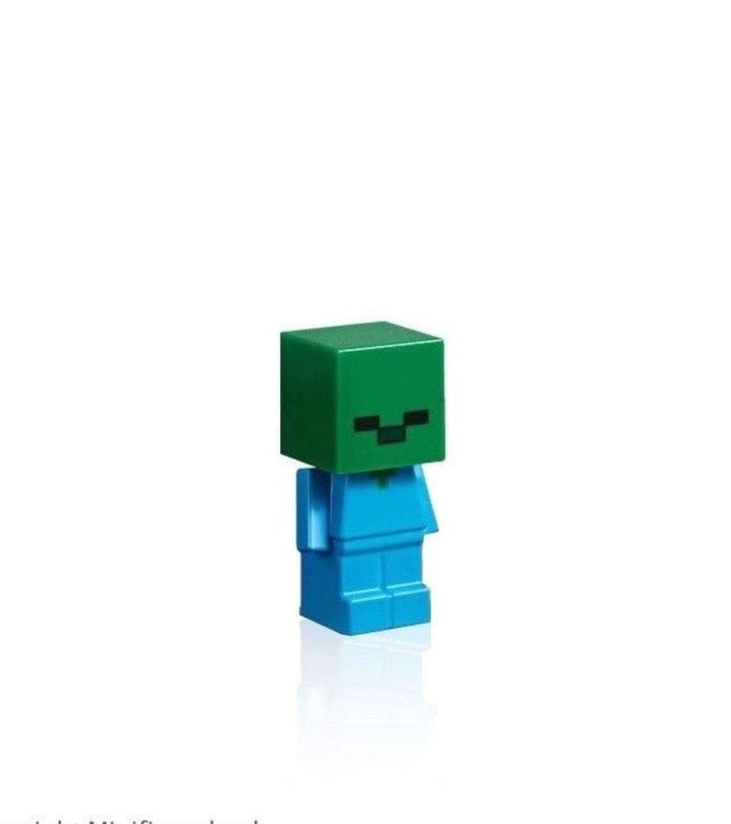 LEGO Minecraft Baby Zombie Minifigure from 21141 - Brick Deals