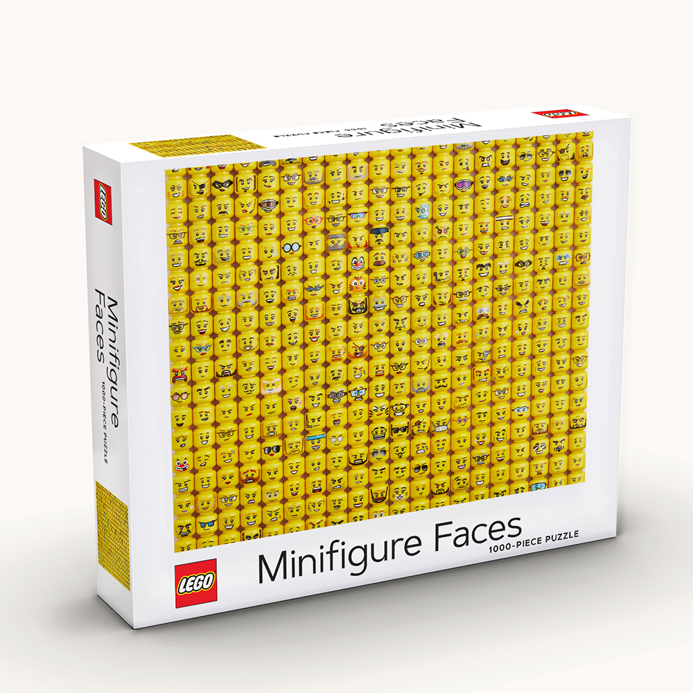 LEGO Minifigure Faces 1000-Piece LEGO Jigsaw Puzzle - Brick Deals