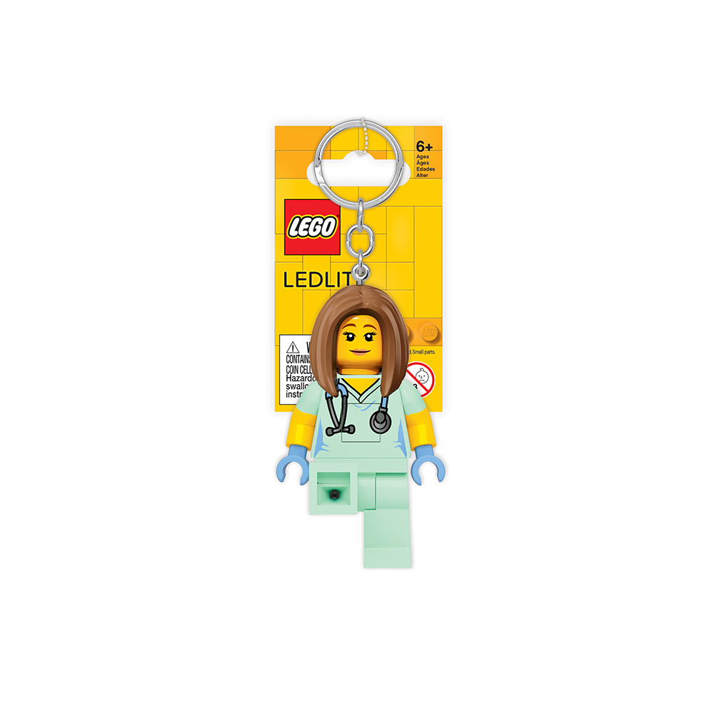 LEGO Nurse / Veterinarian Minifigure Iconic Key Light (Keyring ...
