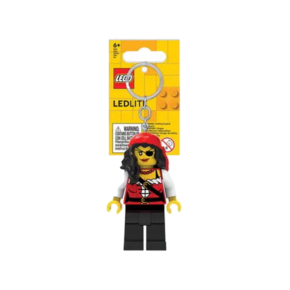 LEGO Iconic Princess Pirate Minifigure Key Light (Keyring / Keychain ...