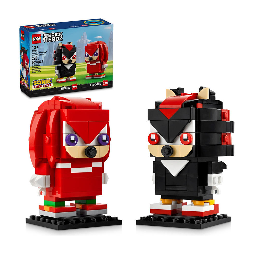 LEGO Sonic The Hedgehog Brickheadz Shadow and Knuckles Set 40672 ...