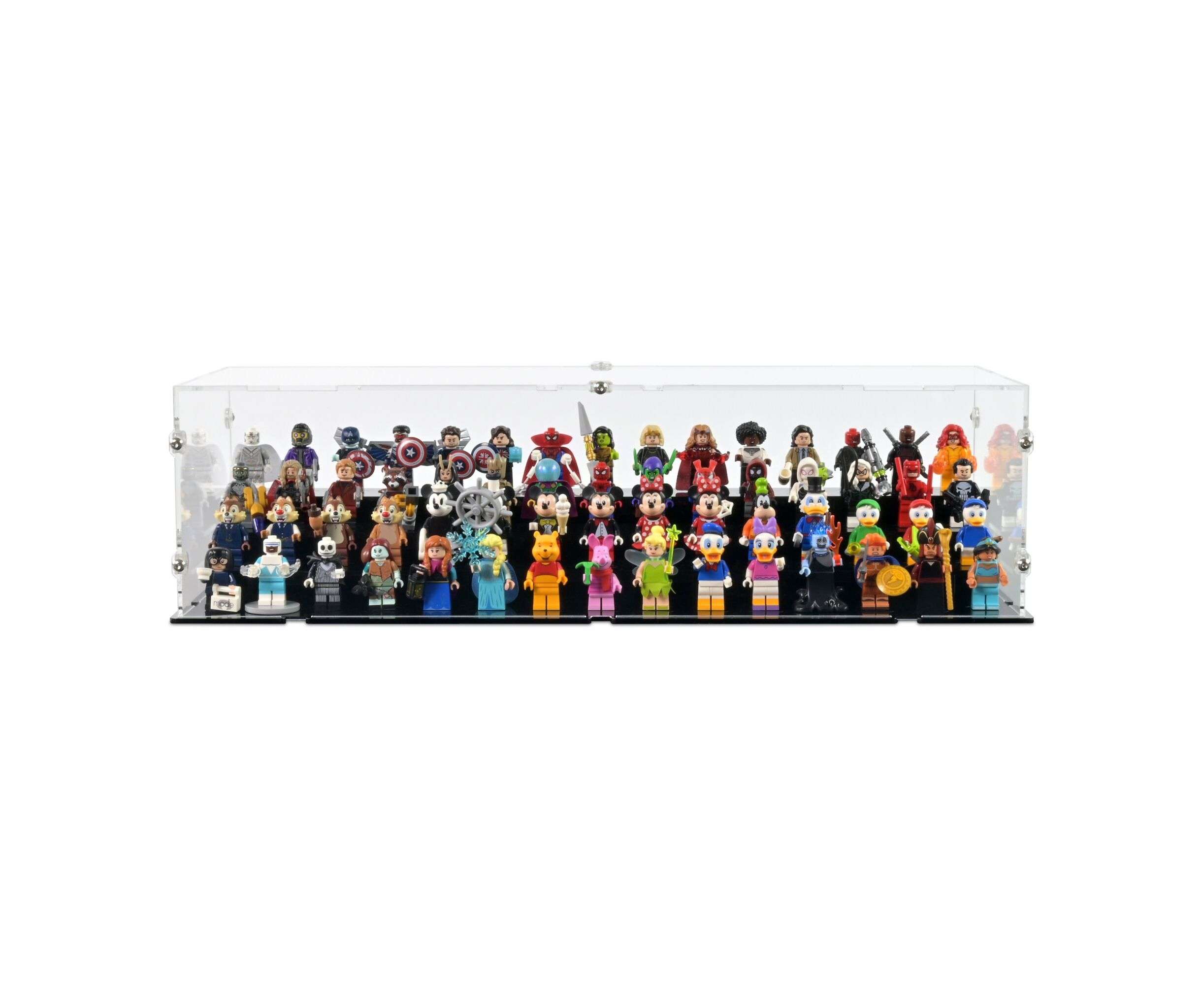 Black LEGO Minifigures Display Case – Holds 60x Minifigures ...