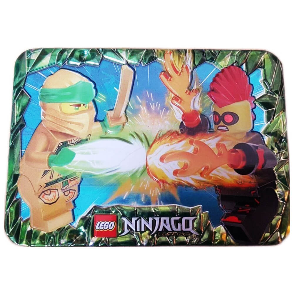 LEGO Ninjago Lloyd vs. Miss Demeanor Minifigure Metal Box Set 112429 ...